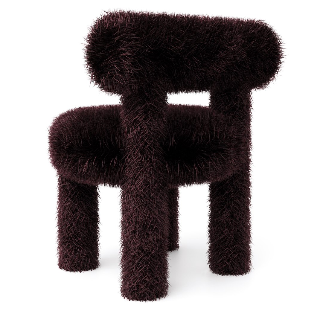 Free Noom Chair Gropius CS1 Fluffy Edition Model - TurboSquid 2271356