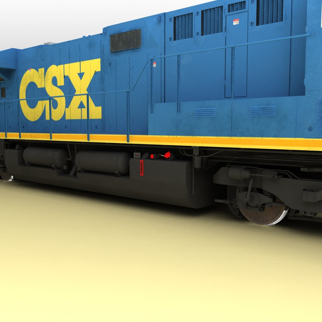 3d Ge Es44ac Locomotive Engines