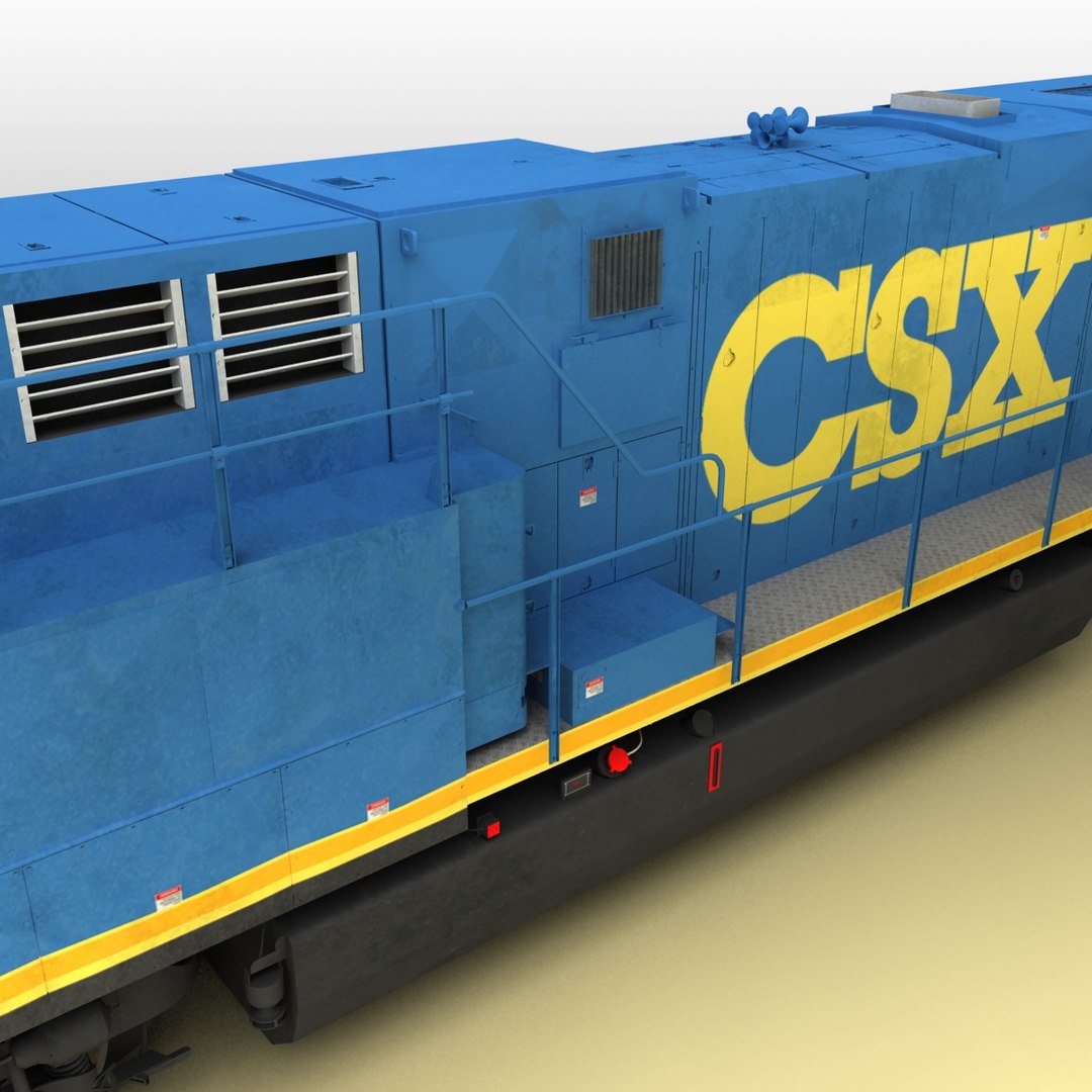 3d Ge Es44ac Locomotive Engines