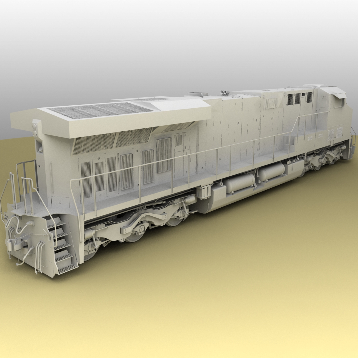 3d ge es44ac locomotive engines