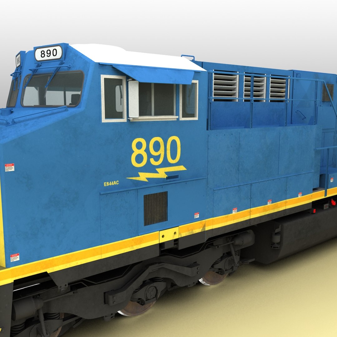 3d Ge Es44ac Locomotive Engines
