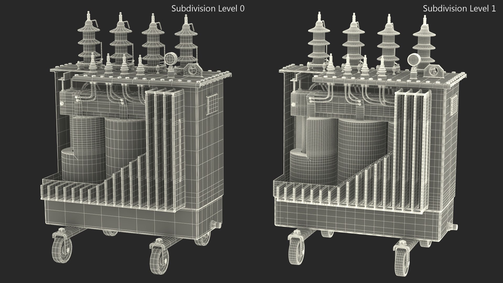 Electrical Transformer Basic Construction 3D - TurboSquid 2155809
