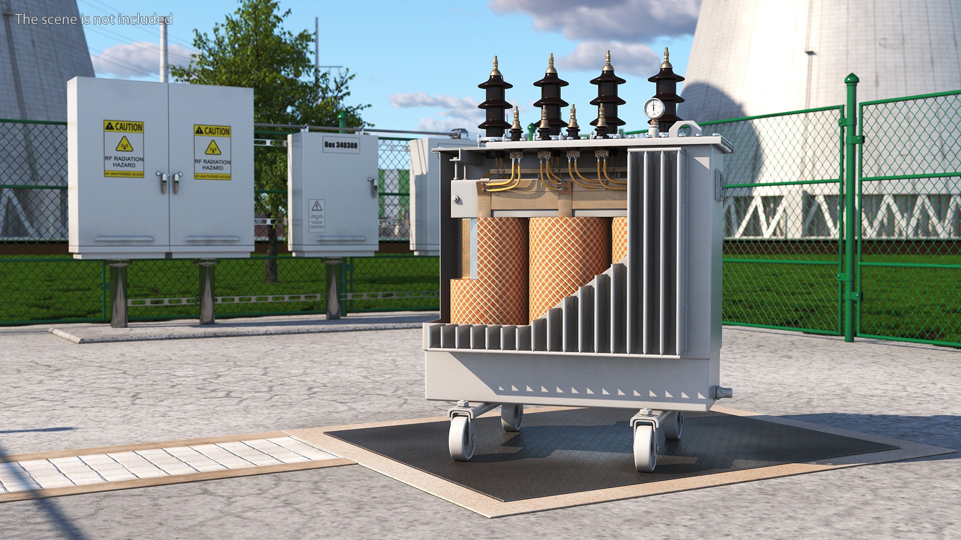 Electrical Transformer Basic Construction 3D - TurboSquid 2155809