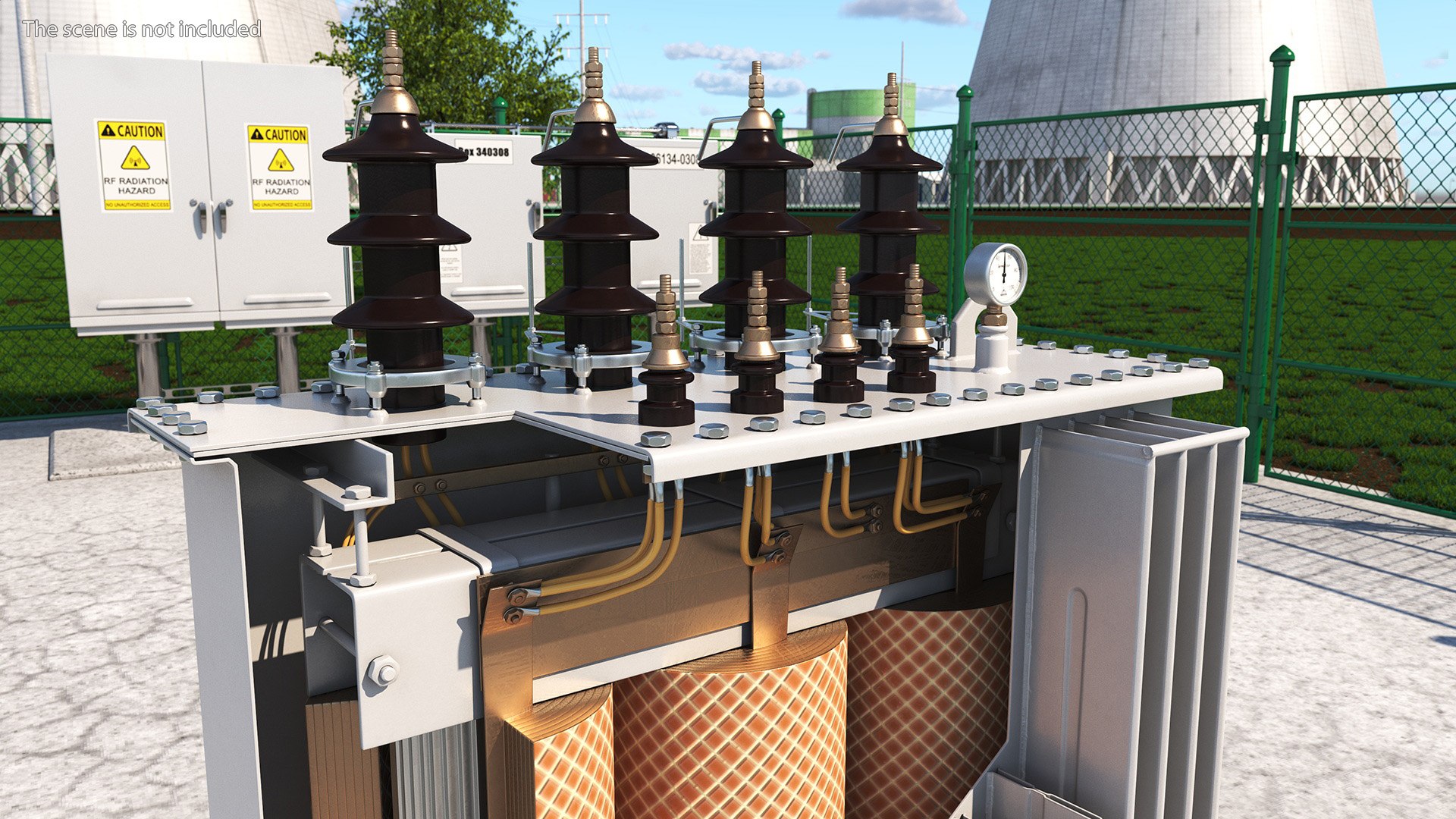 Electrical Transformer Basic Construction 3D - TurboSquid 2155809