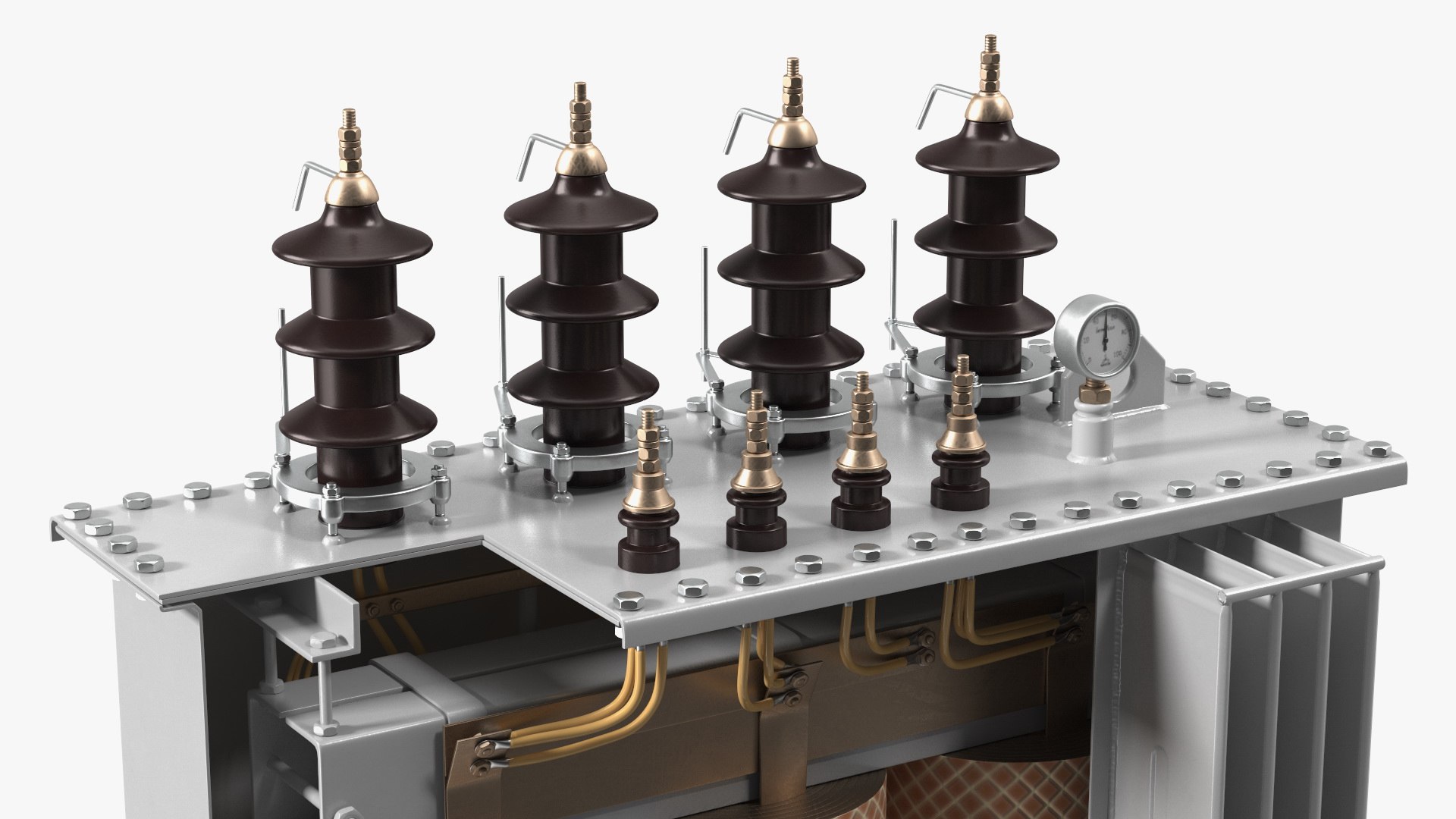 Electrical Transformer Basic Construction 3D - TurboSquid 2155809