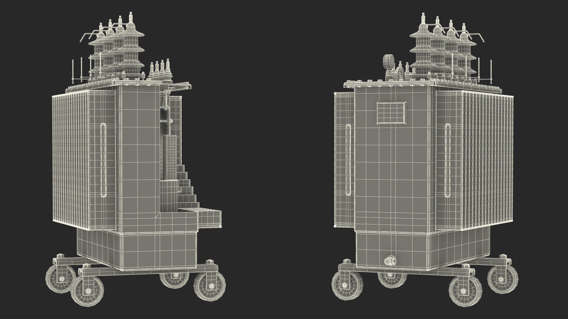 Electrical Transformer Basic Construction 3D - TurboSquid 2155809