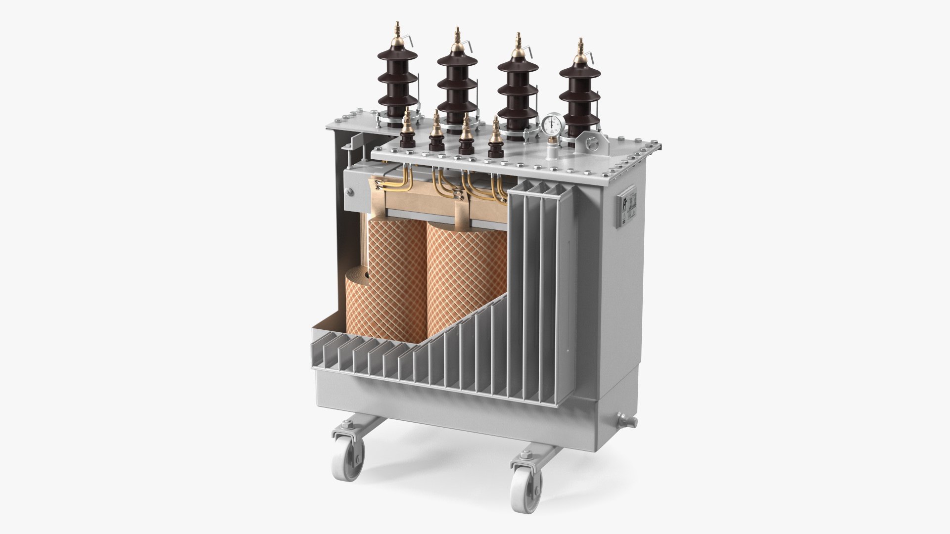 Electrical Transformer Basic Construction 3D - TurboSquid 2155809