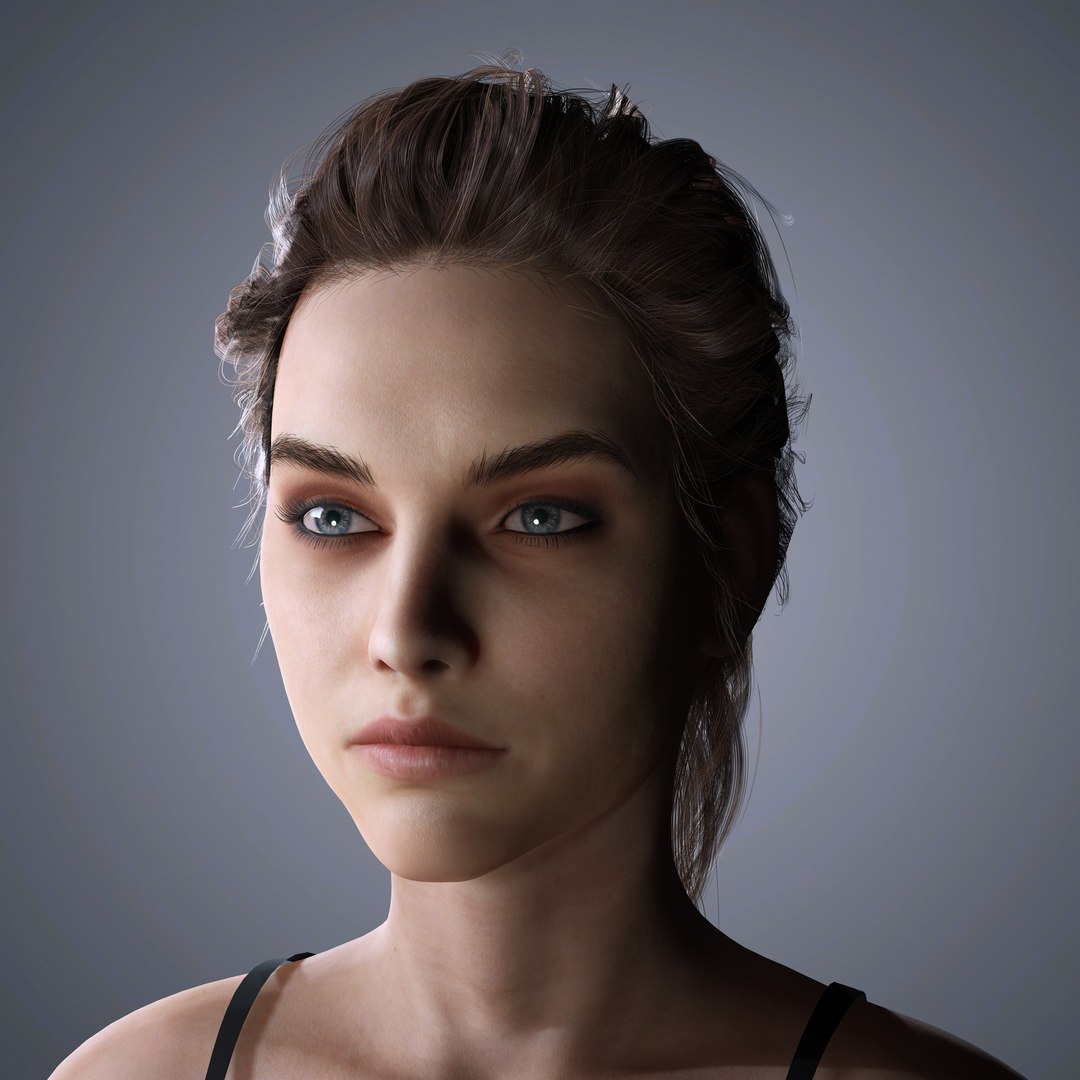 Barbara Palvin Character 3D Model Low-poly 3D Model - TurboSquid 2325365