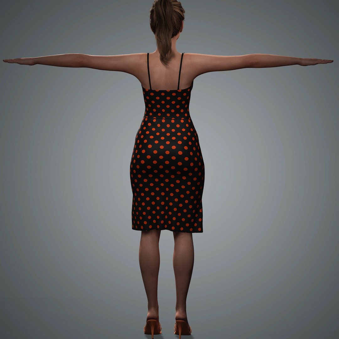 Barbara Palvin Character 3D Model Low-poly 3D Model - TurboSquid 2325365
