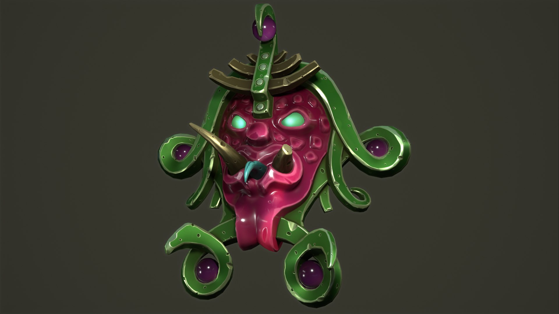 3D Jade Mask - TurboSquid 1878572