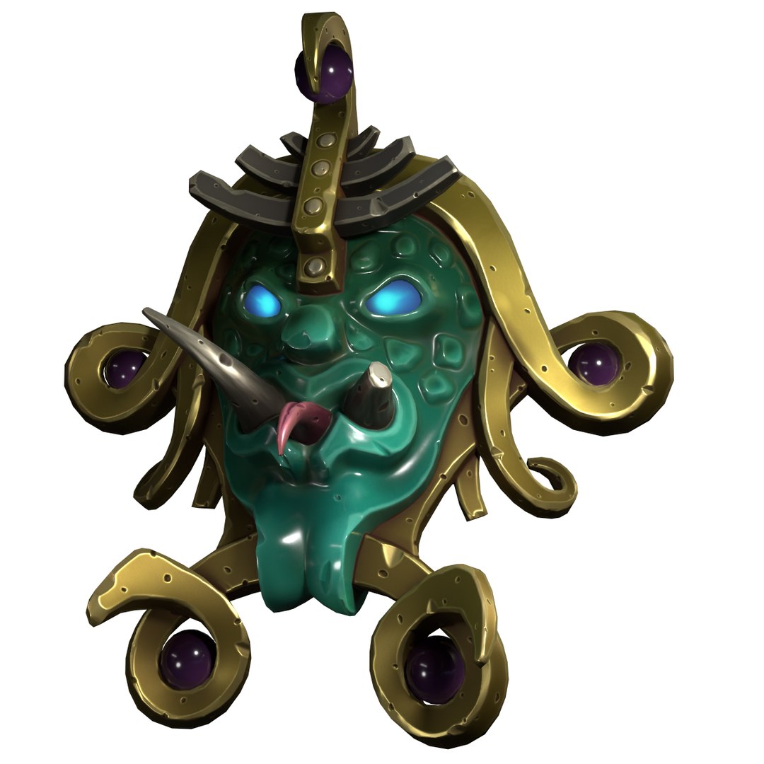 3D Jade Mask - TurboSquid 1878572