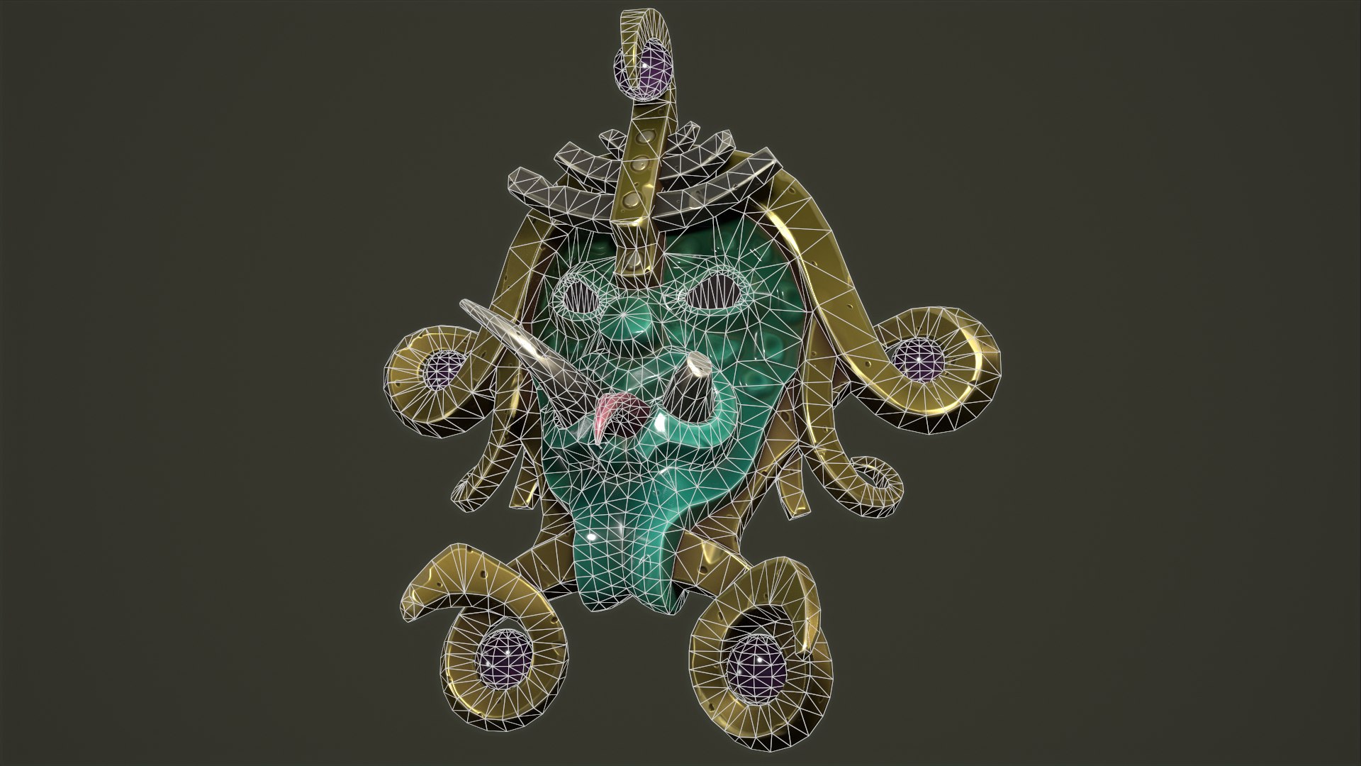 3D Jade Mask - TurboSquid 1878572