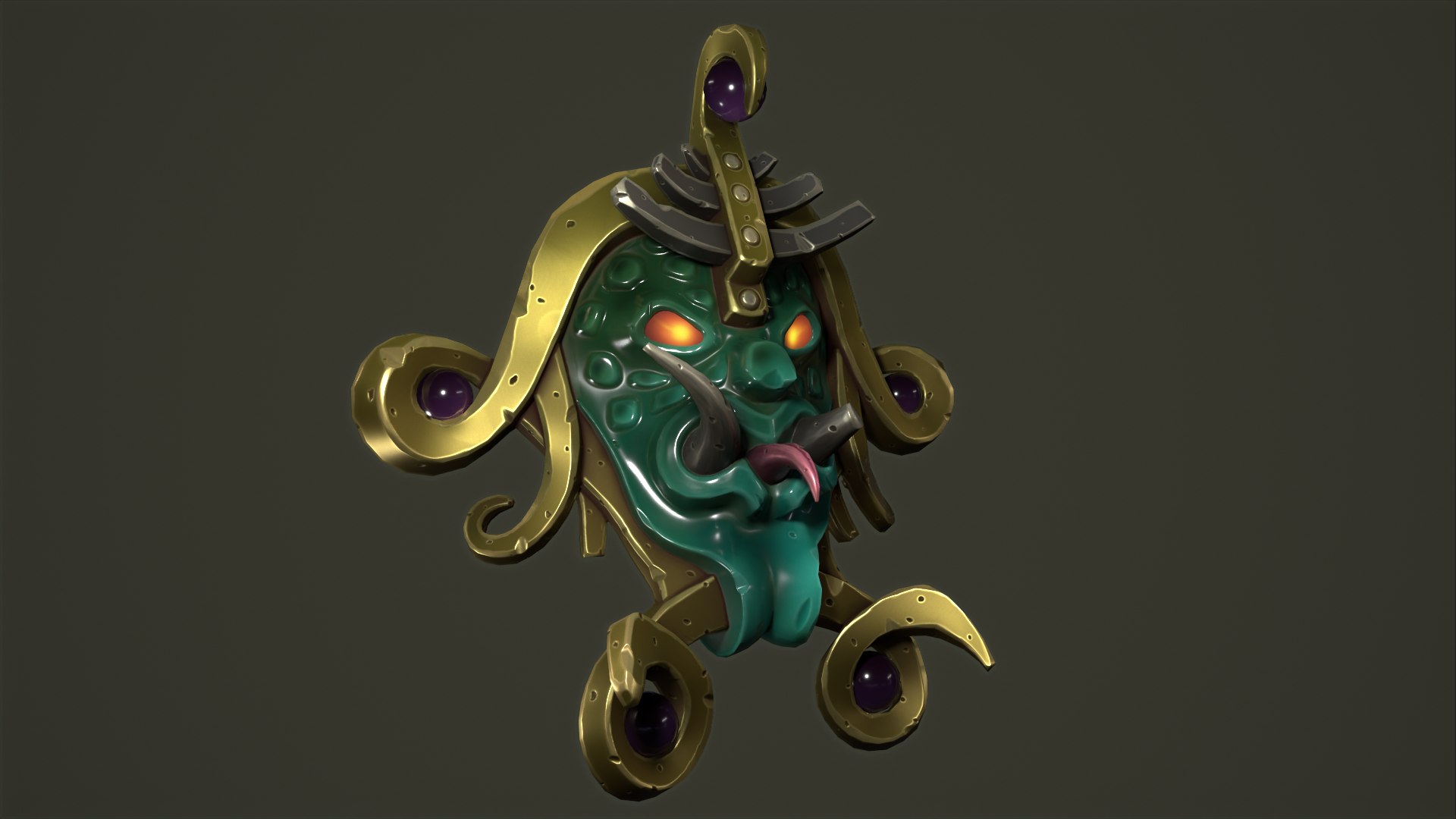3D Jade Mask - TurboSquid 1878572