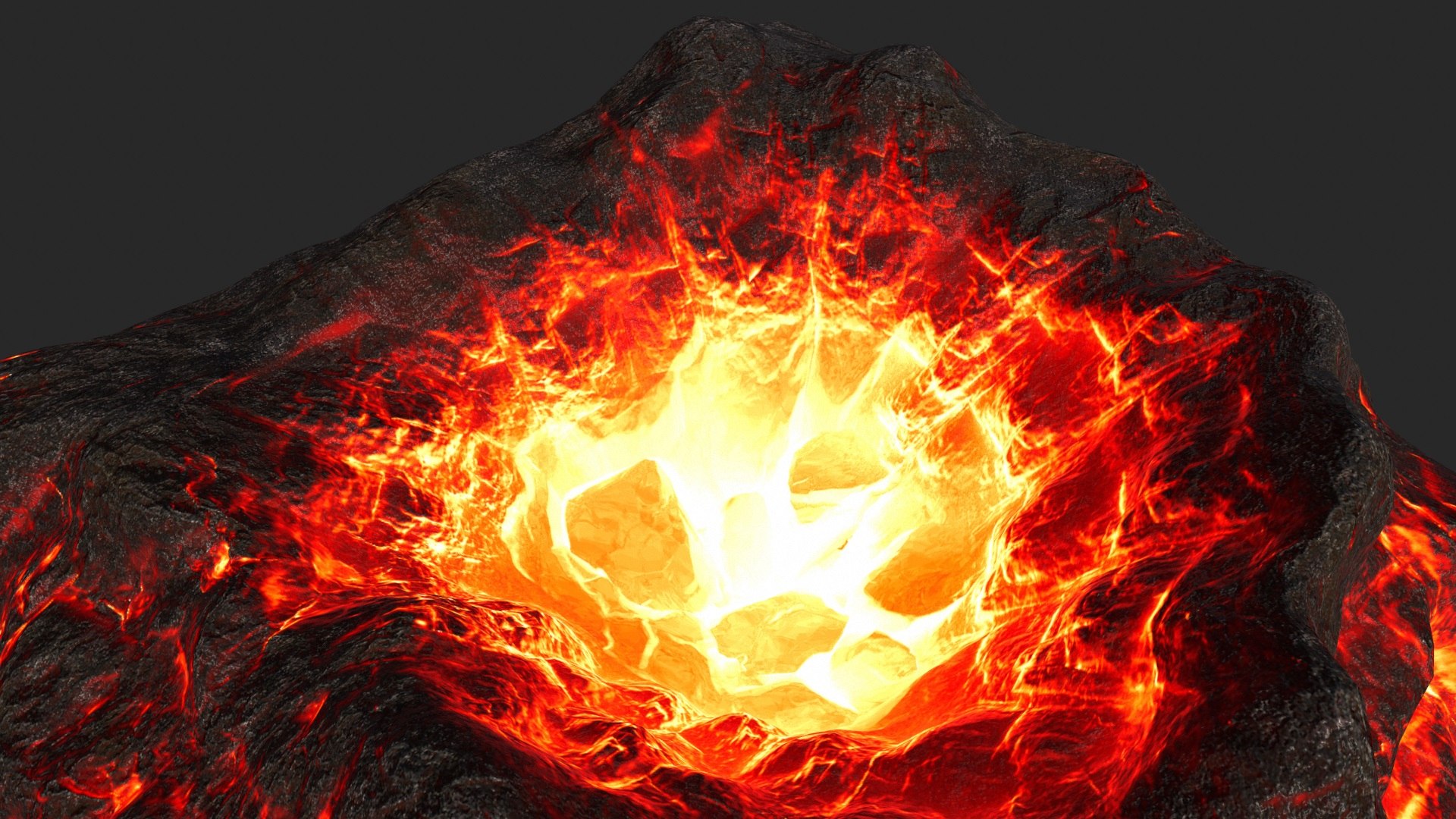 Volcano 3D Model - TurboSquid 1152537