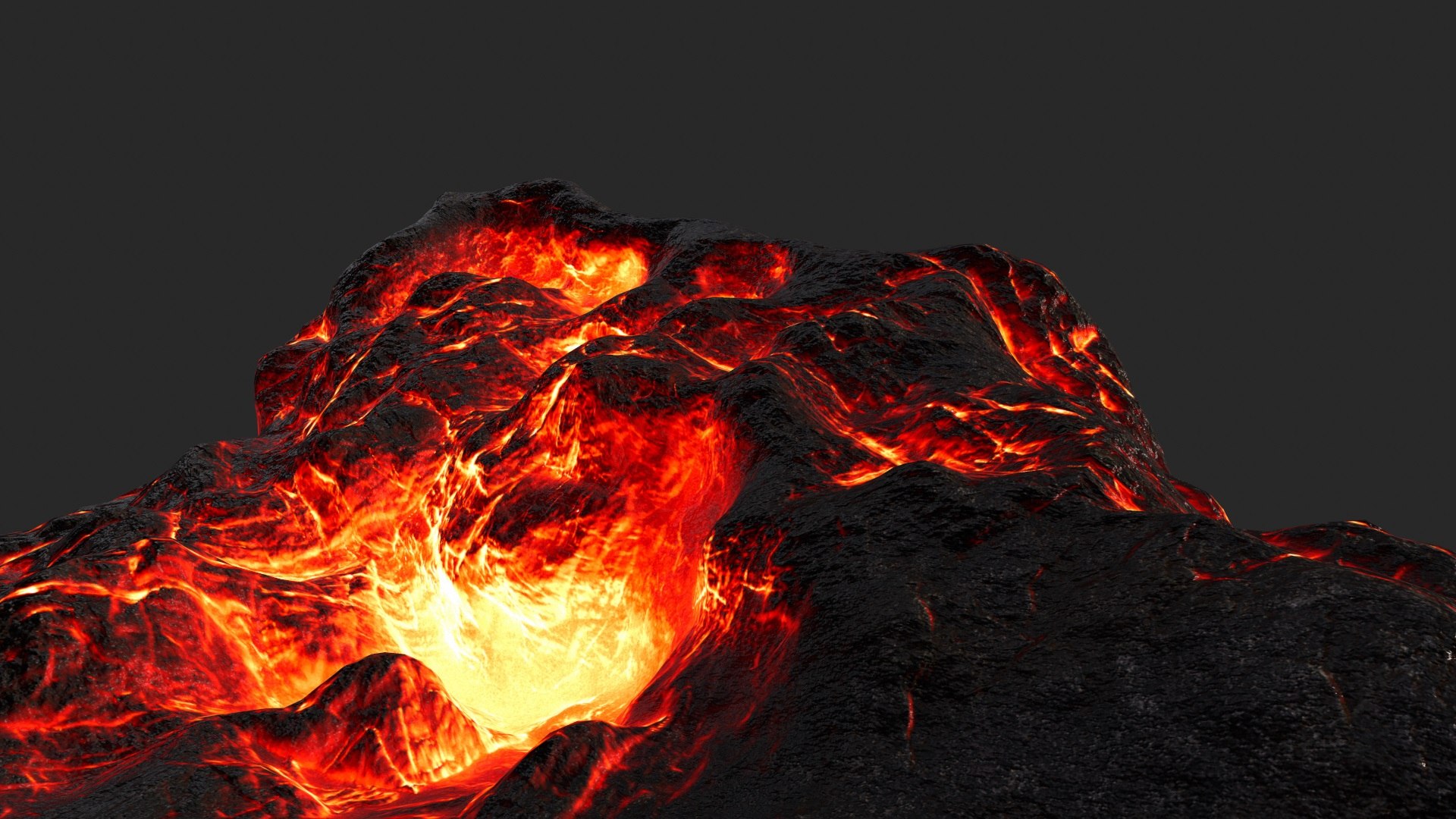 Volcano 3D Model - TurboSquid 1152537