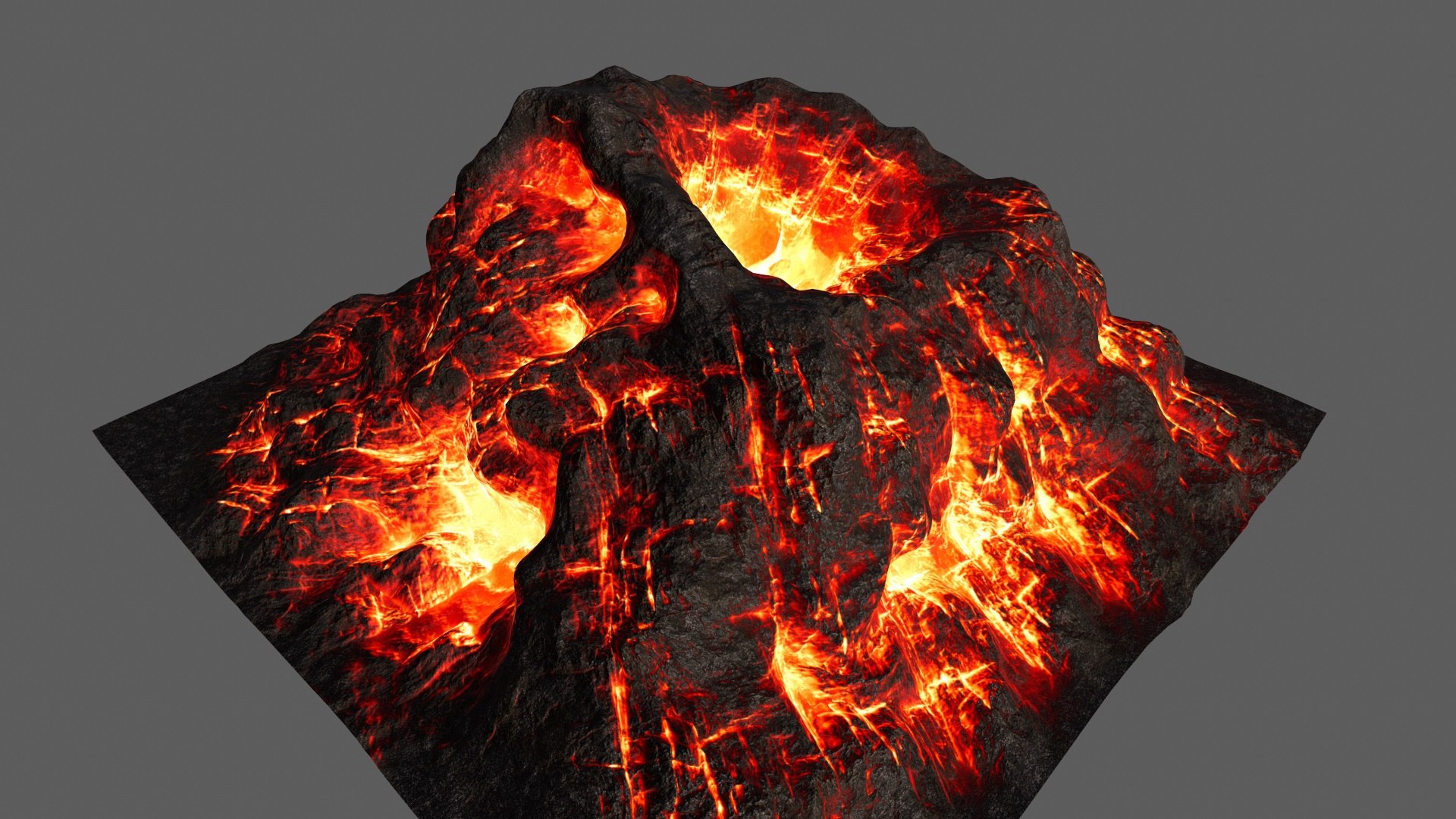 Volcano 3D Model - TurboSquid 1152537