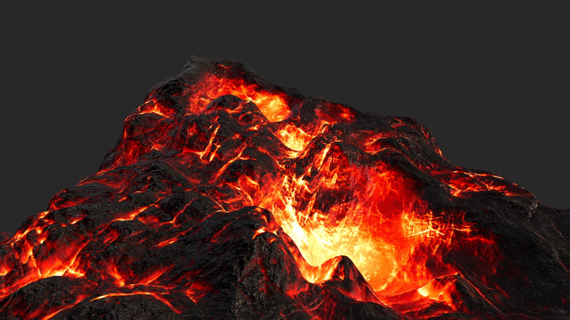 Volcano 3D Model - TurboSquid 1152537