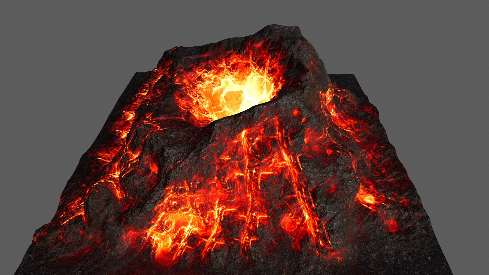 Volcano 3D Model - TurboSquid 1152537