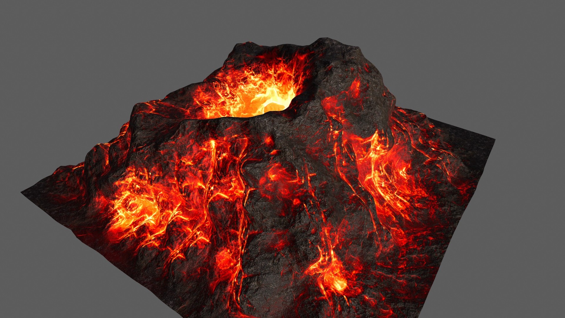 Volcano 3D Model - TurboSquid 1152537