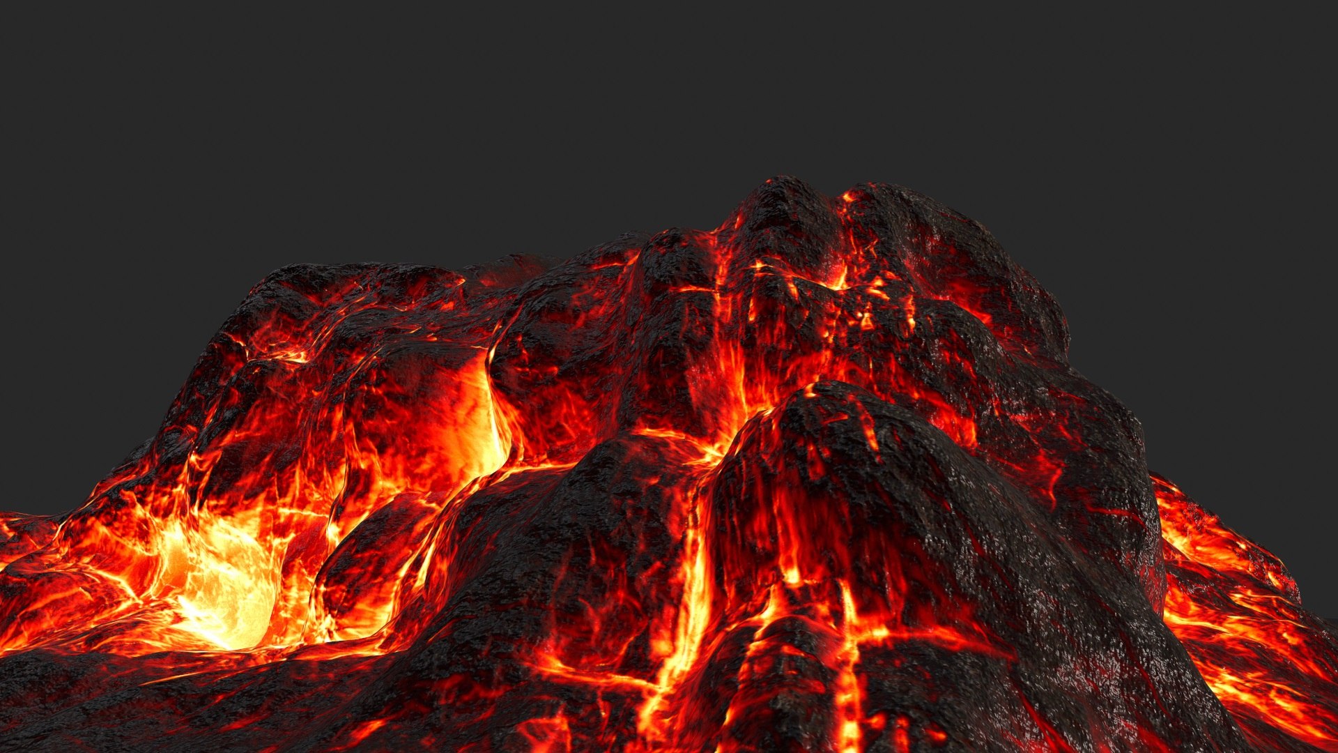 Volcano 3D Model - TurboSquid 1152537