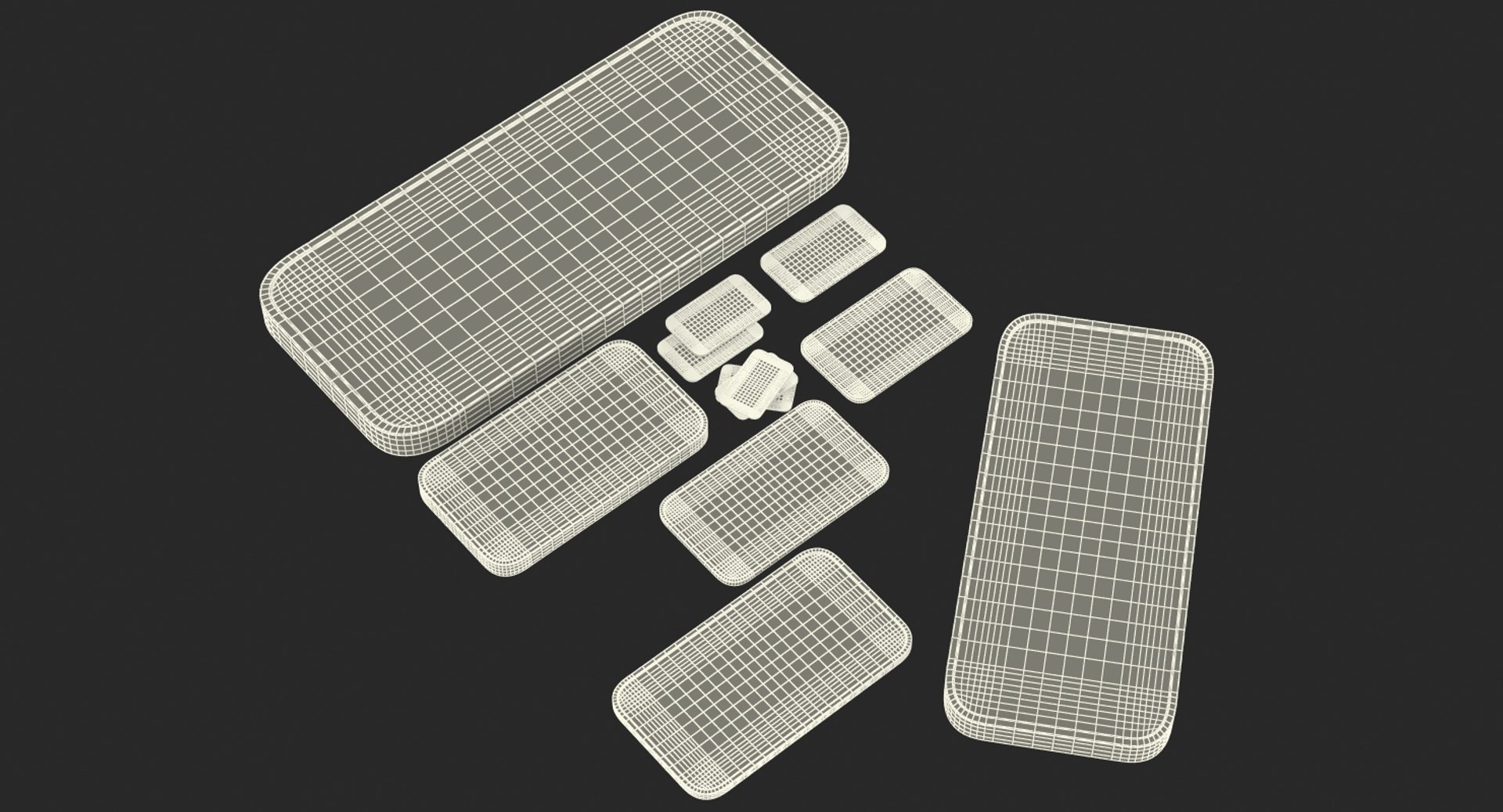 3D Silver Bars - TurboSquid 1150573