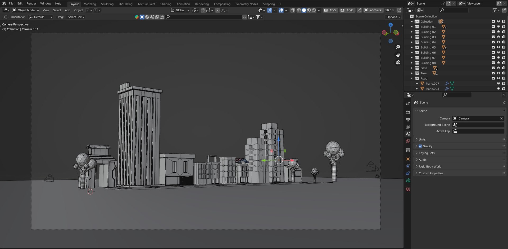 Urban - Low Poly 3d City Building Model Model - TurboSquid 2348529
