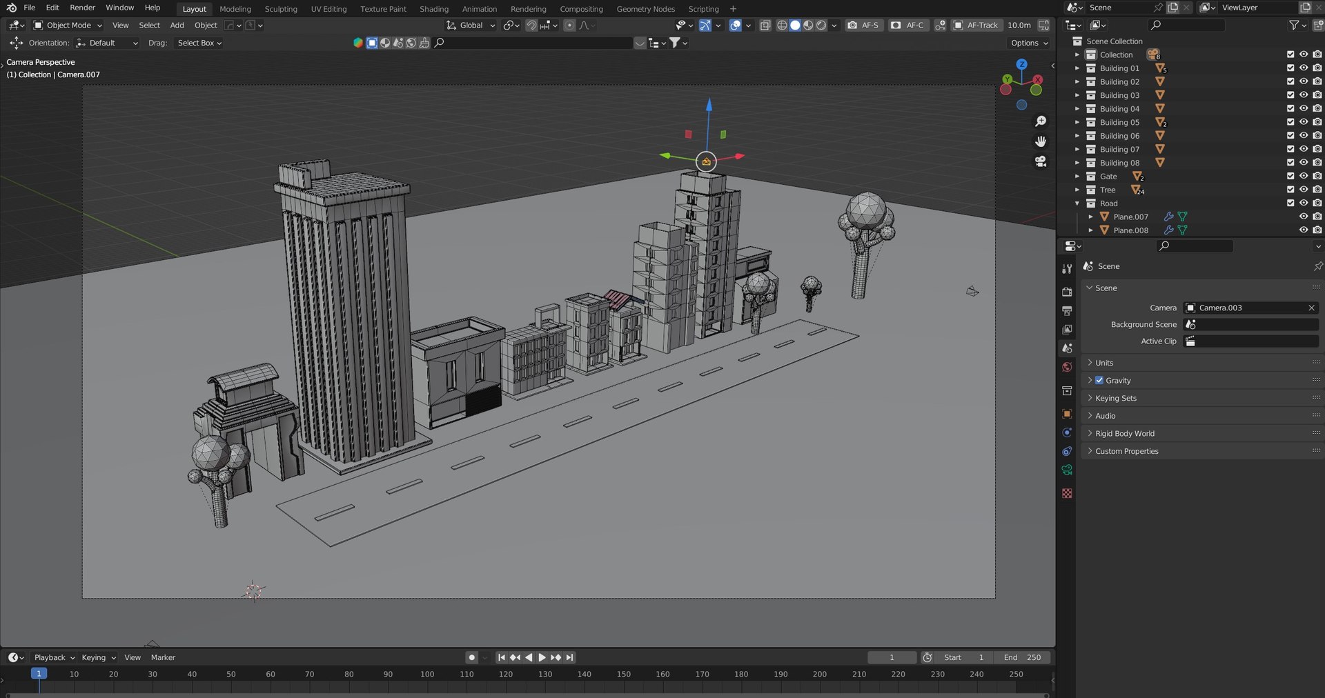 Urban - Low Poly 3d City Building Model Model - TurboSquid 2348529