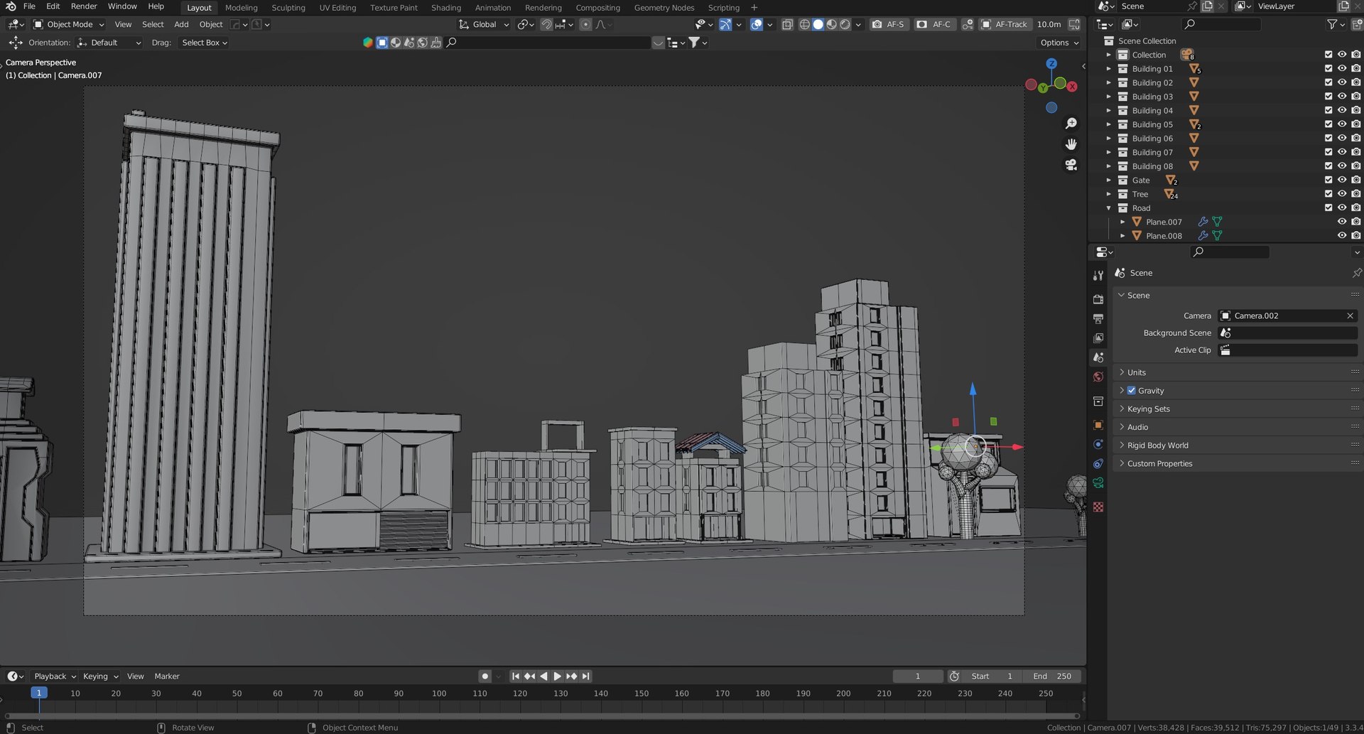 Urban - Low Poly 3d City Building Model Model - TurboSquid 2348529
