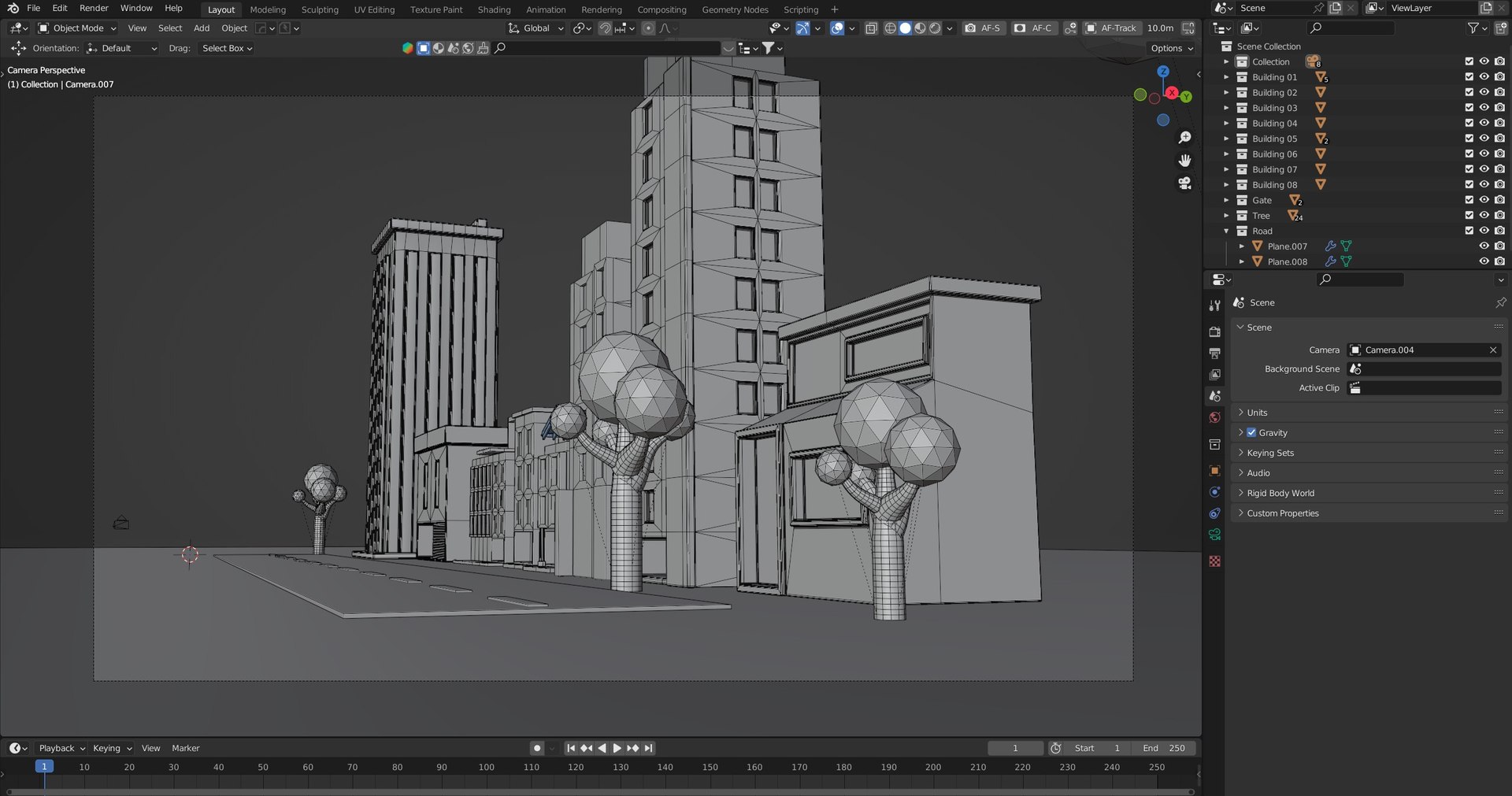 Urban - Low Poly 3d City Building Model Model - TurboSquid 2348529