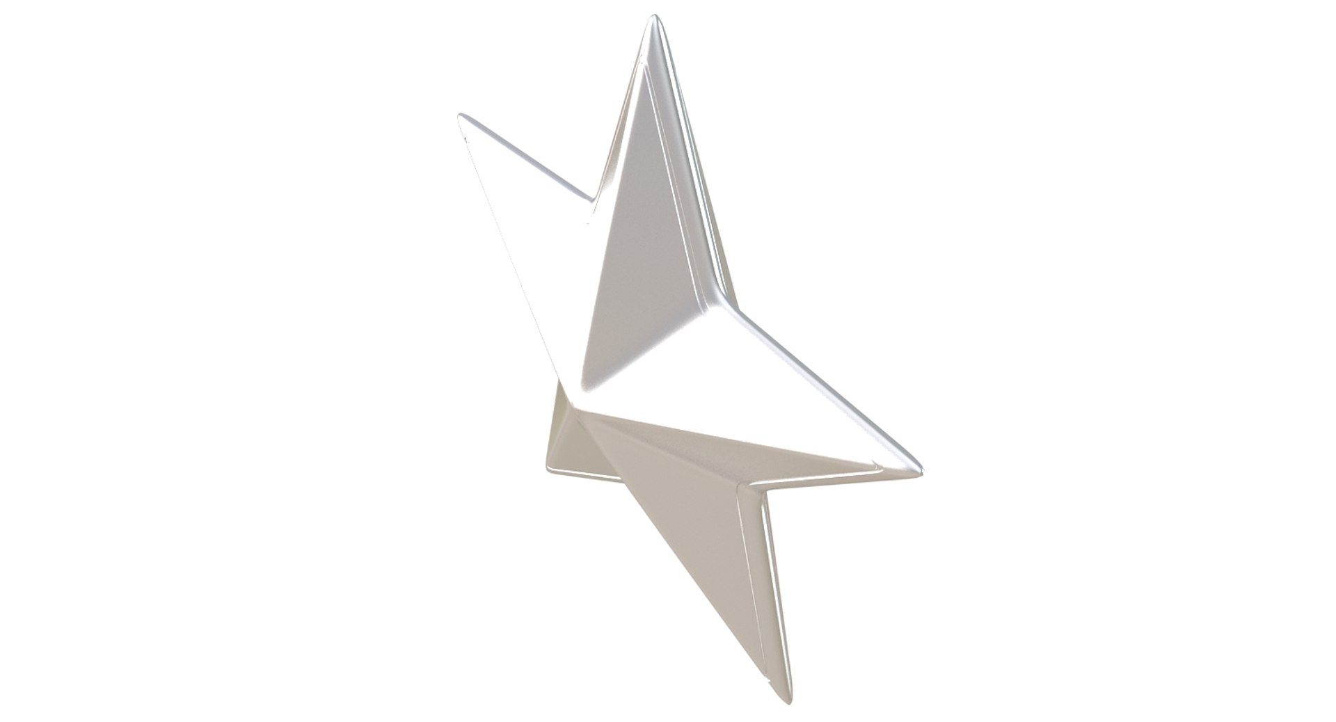 3d Model Silver Star
