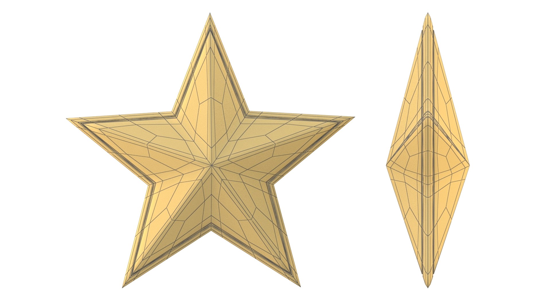 3d Model Silver Star