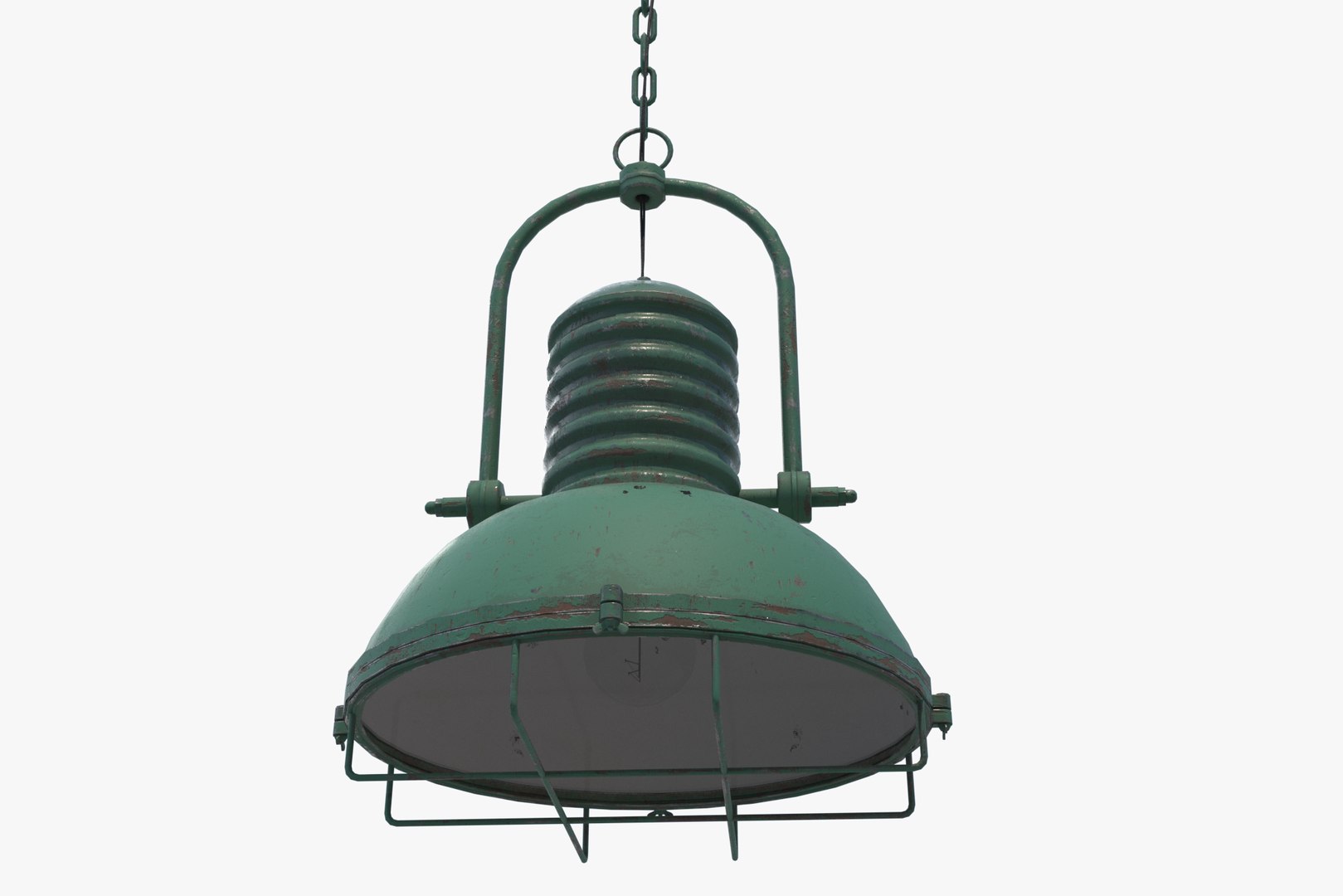 Old Ceiling Industry Lamp lighting pack model - TurboSquid 2068687