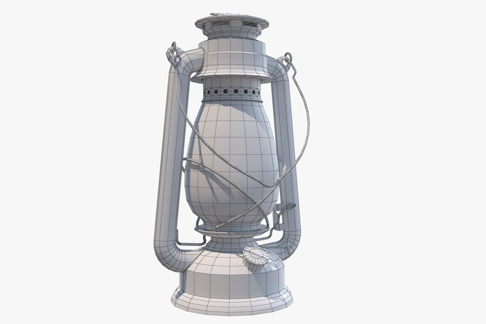 Old Ceiling Industry Lamp lighting pack model - TurboSquid 2068687