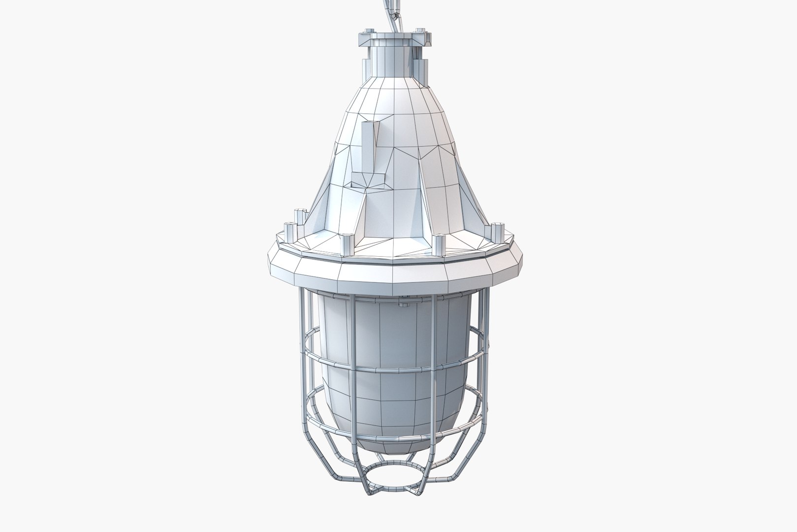 Old Ceiling Industry Lamp lighting pack model - TurboSquid 2068687
