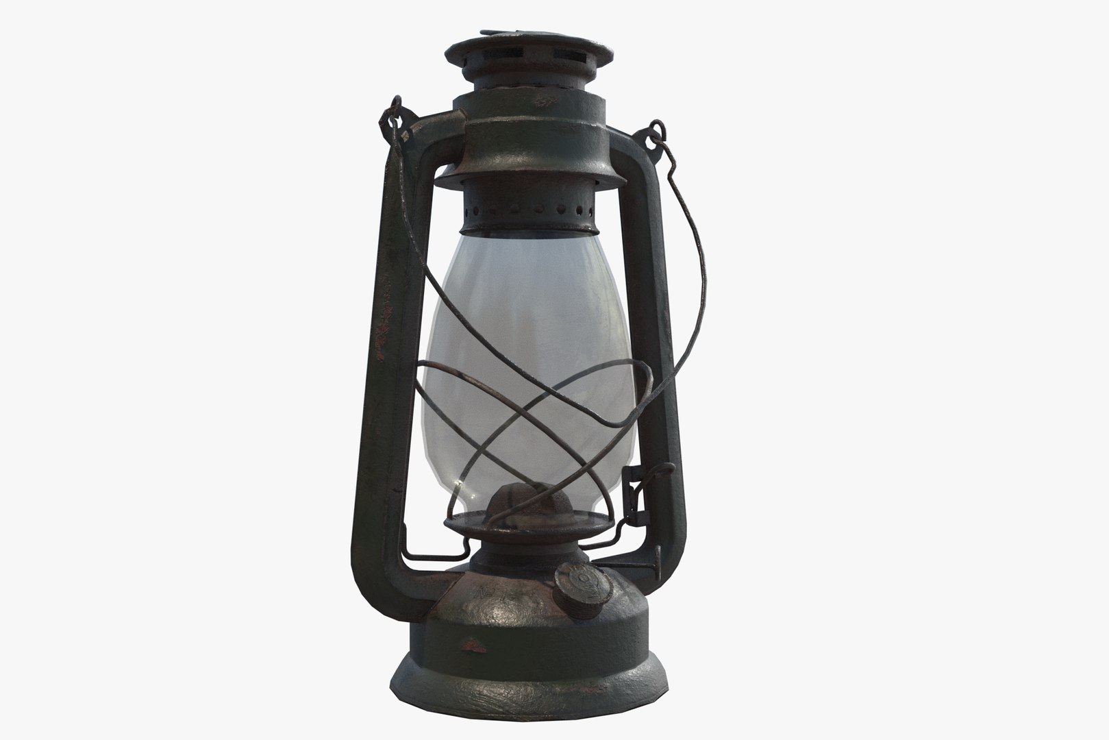 Old Ceiling Industry Lamp lighting pack model - TurboSquid 2068687