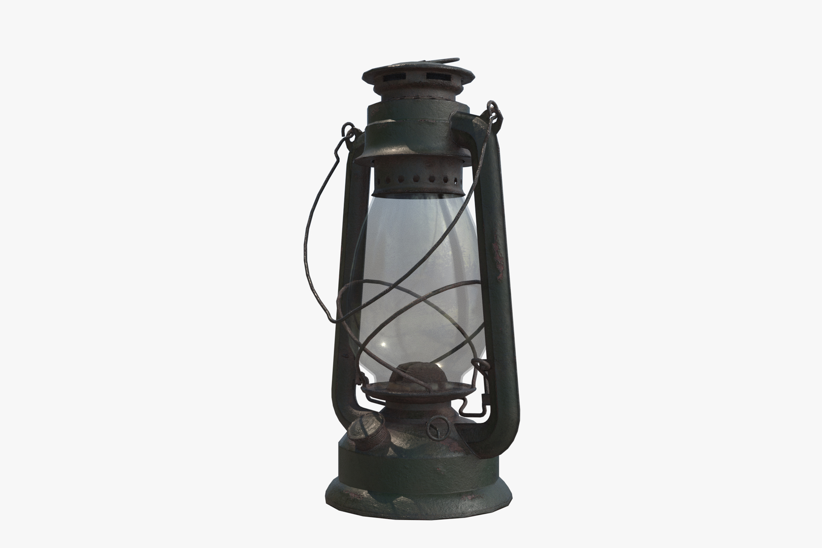 Old Ceiling Industry Lamp lighting pack model - TurboSquid 2068687