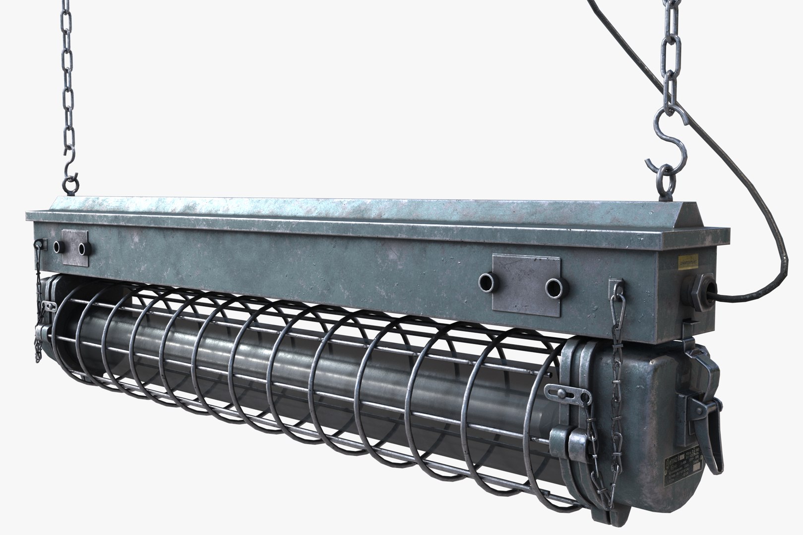 Old Ceiling Industry Lamp lighting pack model - TurboSquid 2068687