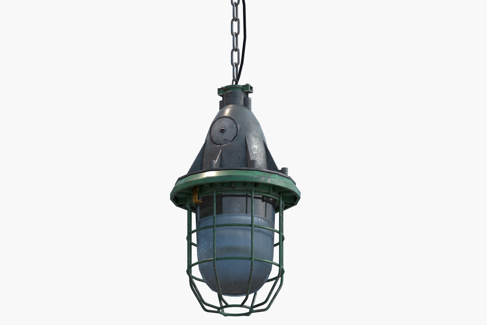 Old Ceiling Industry Lamp lighting pack model - TurboSquid 2068687