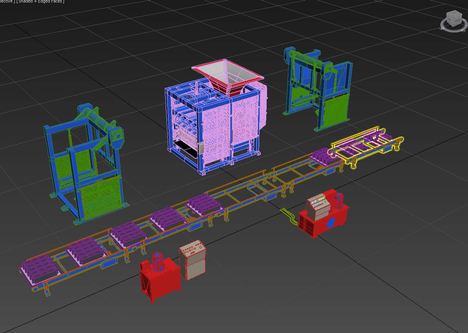 Production Line 3D - TurboSquid 1207891