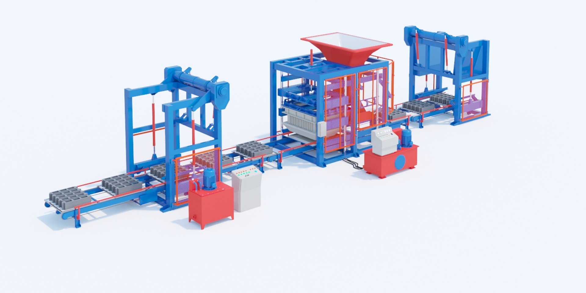 Production Line 3D - TurboSquid 1207891