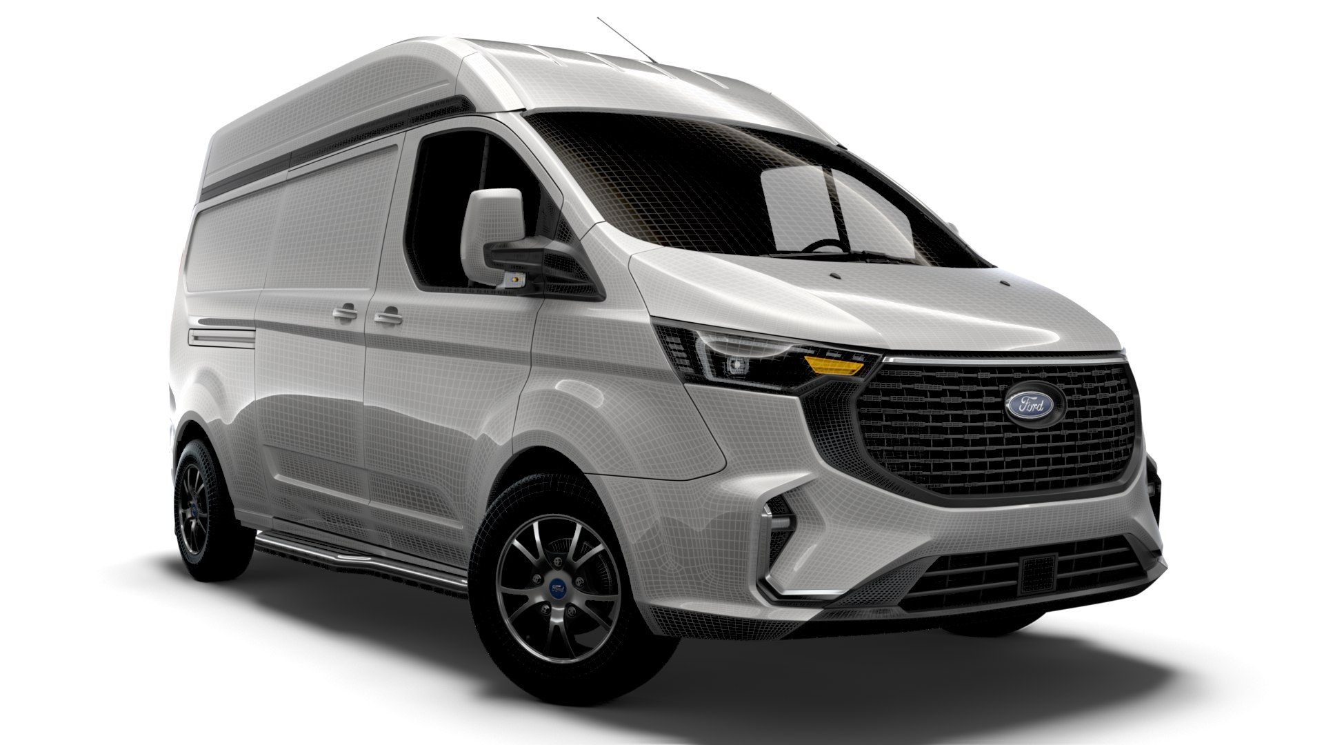 Ford Transit Custom Van L2H2 China 2023 3D - TurboSquid 2046107