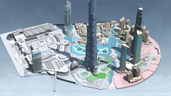 modelo 3d Burj Khalifa tower - TurboSquid 2066883