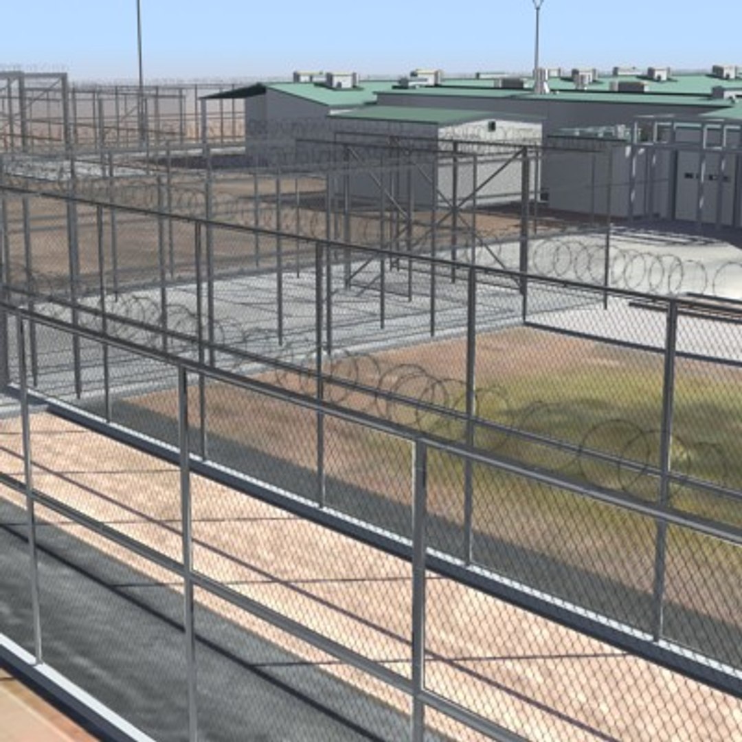 Architecture Building Prison 3d Model