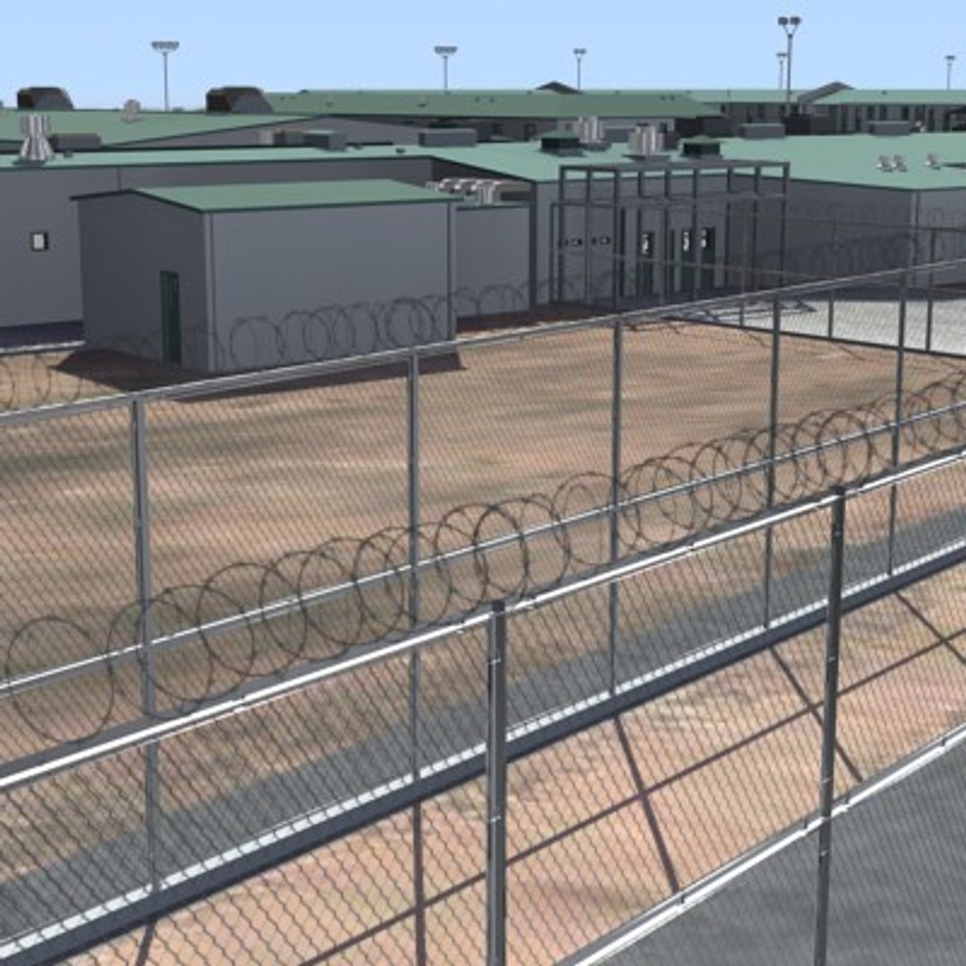 Architecture Building Prison 3d Model