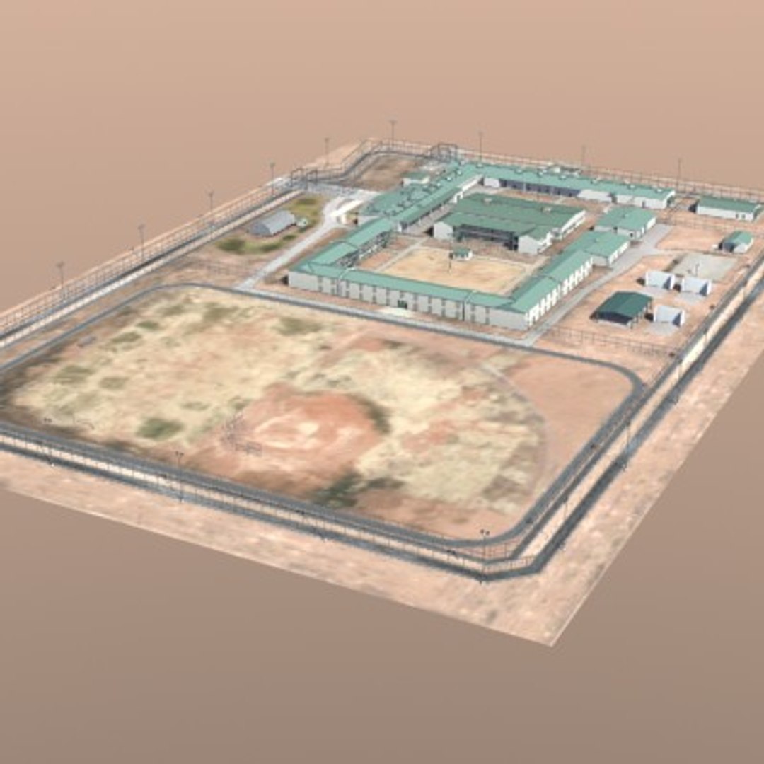 Architecture Building Prison 3d Model