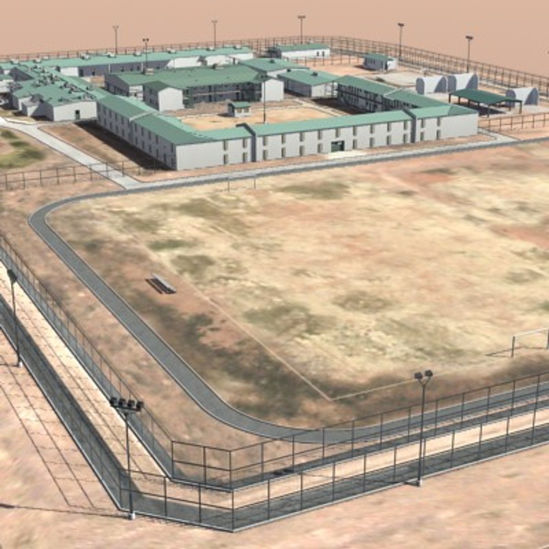 Architecture Building Prison 3d Model
