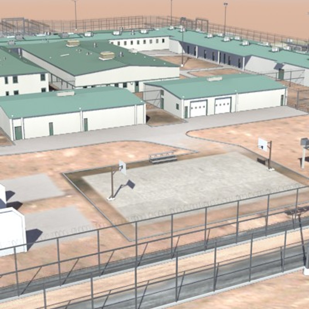 Architecture Building Prison 3d Model