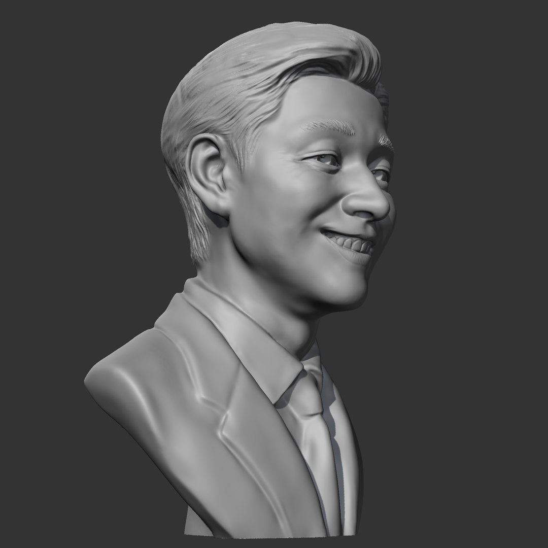 3D Salesman Bust 3D Print Model - TurboSquid 1894391