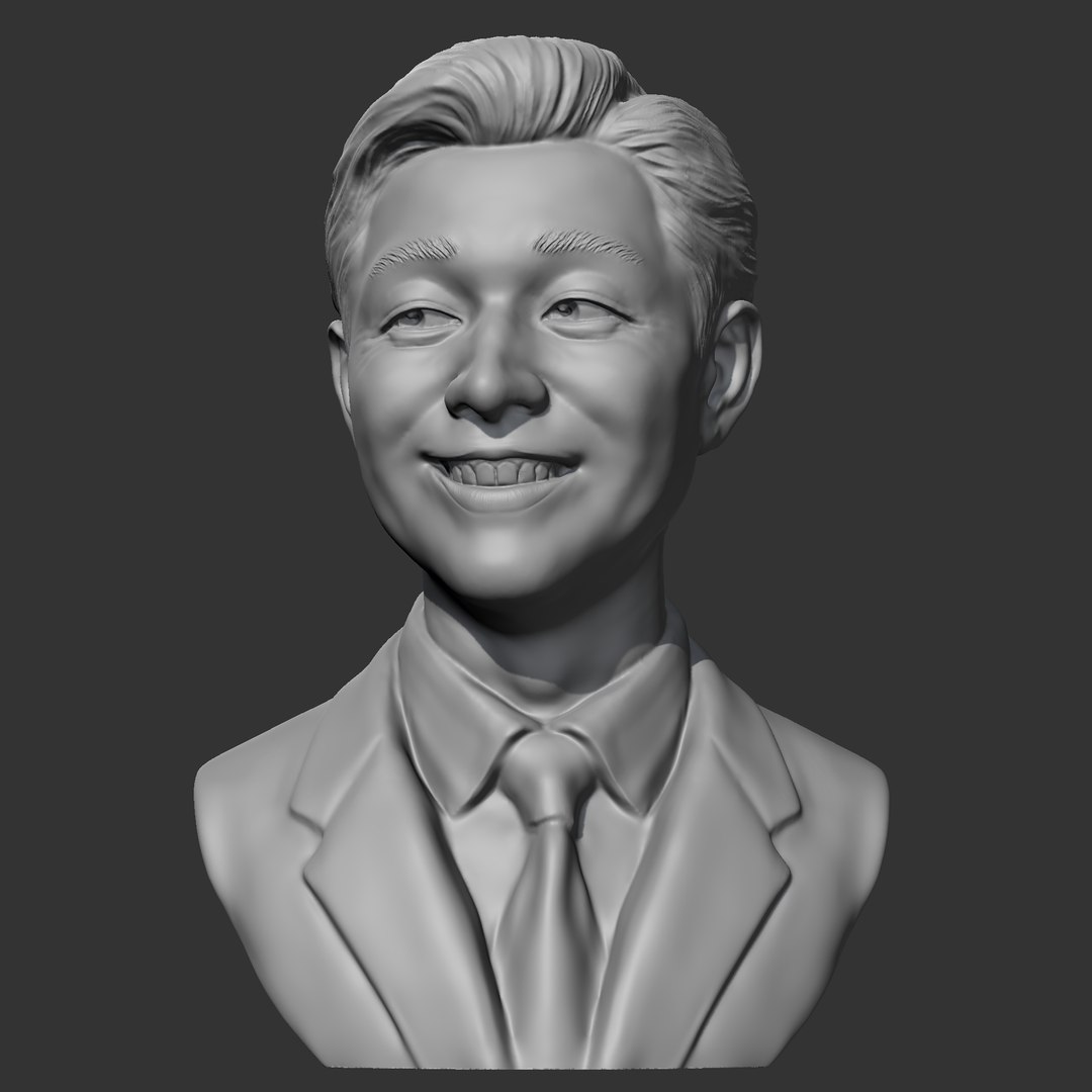 3D Salesman Bust 3D Print Model - TurboSquid 1894391