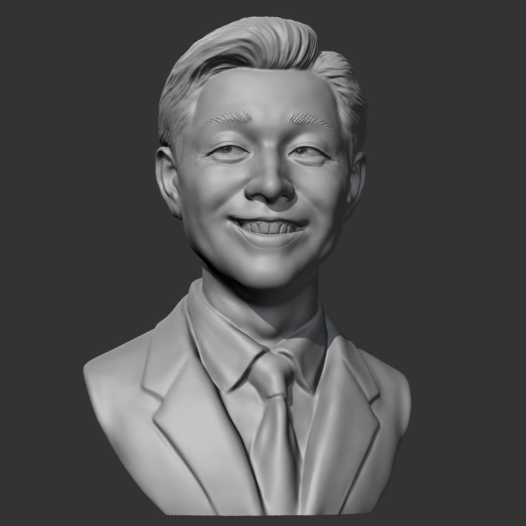 3D Salesman Bust 3D Print Model - TurboSquid 1894391